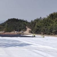China Separation Function Nonwoven Long-Filament Geotextile Width 1m-6m for Mining Landfill Applications for sale