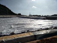 China Heavy Duty HDPE Geomembrane 2.5mm for Corrosion Resistant Mining Leachate Containment for sale