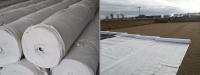 China Long Fiber Nonwoven Geotextile 150-1500gsm for Road Construction Reinforcement 50-200m Roll for sale
