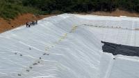 China Multi-Standard Long Fiber Geotextile Fabric 40-120 kN/m Acid Alkali UV Resistant for Infrastructure for sale