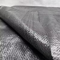China Black Polypropylene Woven Geotextile 2-6m Width with 2500-3800 N/5cm Tensile Strength for Civil Engineering for sale