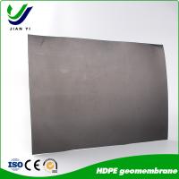 China HDPE Geomembrane 1.5mm Black Chemical Resistant Liner for Pond Projects Hot Wedge Welding for sale