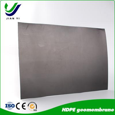 China HDPE Geomembrane 1.5mm Black Chemical Resistant Liner for Pond Projects Hot Wedge Welding for sale
