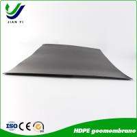 China HDPE Geomembrane 1.5mm Black Chemical Resistant Liner for Pond Projects Hot Wedge Welding for sale