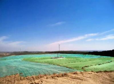 China HDPE Geomembrane Liner 2.5mm for Power Plant Fly Ash and FGD Gypsum Containment for sale
