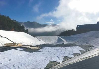 China Long Filament Geotextile 100-300 g/m² 5.0-6.6m Width for Rapid Civil Engineering Deployment for sale