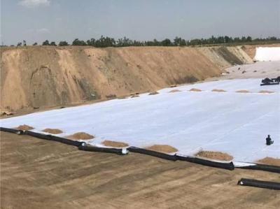China Long Fiber Geotextile Fabric 40-120 kN/m Tensile Strength UV Resistant for Infrastructure for sale