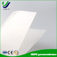 China White HDPE Geomembrane 0.5mm-3.0mm Reflective Heat Insulation for Ponds and Landfills for sale