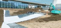 China Nonwoven Long-Filament Geotextile 600g/m² High Tensile Strength for Infrastructure for sale