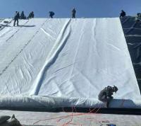 China UV Resistant Non-Woven Polyester Geotextile 100-800gsm for Mine Erosion Control for sale