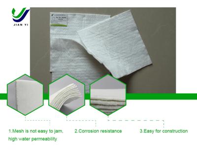 China Nonwoven Geotextile 200-600 g/m² for Road Base Stabilization and Railway Track Bed Separation for sale