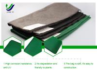 China Polyester Fiber Ecological Bag 4.5KN/M Breaking Strength 80x50mm for Slope Protection for sale
