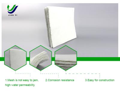 China Anti-Corrosion PP Staple Fiber Geotextile 200gsm High Permeability Puncture Resistant Geotechnical Fabric for sale