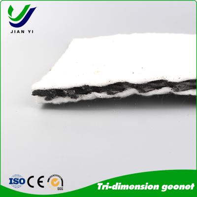 China 3D Composite Drainage Net 16kN/m High Tensile Strength UV Resistant for Horizontal and Vertical Drainage for sale