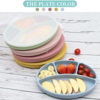 China Waterproof Non Slip Children'S Tableware Set Silicone Feeding Plate Fork Spoon Set for sale