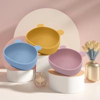 China Eco Friendly Silicone Bib And Bowl Set Food Grade Baby Silicone Feeding Set for sale