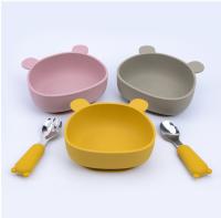 China Eco Friendly Silicone Bib And Bowl Set Food Grade Baby Silicone Feeding Set for sale