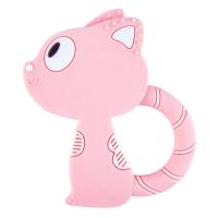 China BPA Free Silicone Baby Teething Toys Fox Shape For 6 Month Old for sale