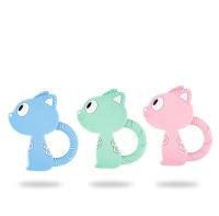 China BPA Free Silicone Baby Teething Toys Fox Shape For 6 Month Old for sale