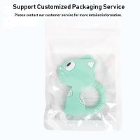 China BPA Free Silicone Baby Teething Toys Fox Shape For 6 Month Old for sale