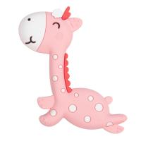 China Cute Fawn Pattern Silicone Baby Teether Toy For 9 Month Old for sale