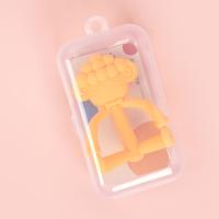 China Eco Friendly Silicone Baby Teether 100x80x43mm Customized Logo for sale