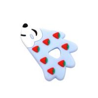 China Colorful 65x10x88mm Hedgehog Teething Toy Eco Friendly Silicone BPA Free Teether for sale
