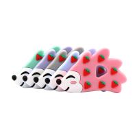 China Colorful 65x10x88mm Hedgehog Teething Toy Eco Friendly Silicone BPA Free Teether for sale