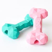 China Dog Bone Shape Silicone Chew Toys Thickness 4.5cm ASTM Safty Certificates for sale