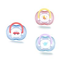 China Customized Silicone Baby Pacifier For 6 Month Old Cartoon Picture Printing for sale