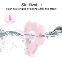 China Elephant Pattern 15g Silicone Orthodontic Pacifier 100% Food Grade No Funky Smell for sale