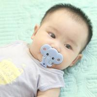 China Elephant Pattern 15g Silicone Orthodontic Pacifier 100% Food Grade No Funky Smell for sale