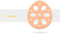China Lotus Root Shape Chewy Teething Toys Food Grade Silicone BPA Free for sale