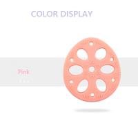 China Lotus Root Shape Chewy Teething Toys Food Grade Silicone BPA Free for sale