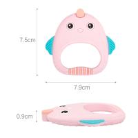 China 32g Chick Shape Silicone Chew Toys Teething Toys For 4 Month Old for sale