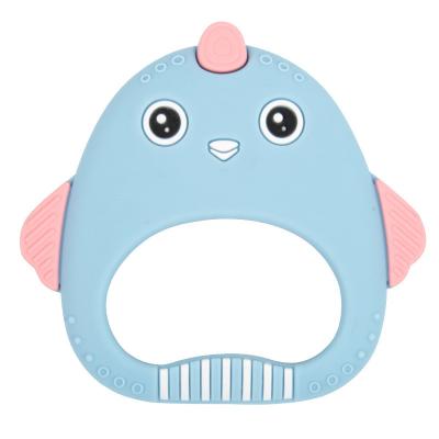 China 32g Chick Shape Silicone Chew Toys Teething Toys For 4 Month Old for sale