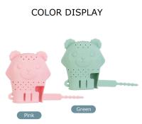 China Food Grade Silicone Baby Teether Bear Gloves Shape Infant Teething Toys for sale