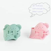 China Food Grade Silicone Baby Teether Bear Gloves Shape Infant Teething Toys for sale