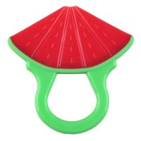 China Tear Resistant Silicone Baby Teether Multiple Chewing Points Fruit Shaped Teethers for sale