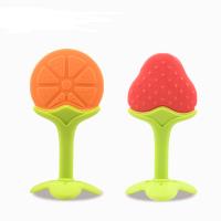 China Baby Teething Toys, Silicon Cute Fruit Teether Set with Pacifier Clip / Holder for Toddlers & Infants, 5 Pack for sale