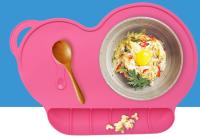 China FDA Food Grade Silicone Baby Mat Insulation Suction Table Mat for sale