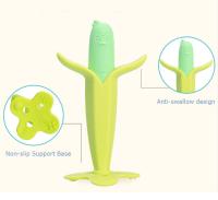 China Banana Shape Silicone Baby Teether Latex Free No Toxic For Newborn Teething for sale