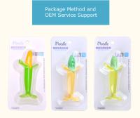 China Banana Shape Silicone Baby Teether Latex Free No Toxic For Newborn Teething for sale