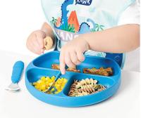 China Anti Bacterial Silicone Baby Fork Spoon Eco Friendly And Washable for sale