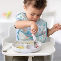 China Anti Bacterial Silicone Baby Fork Spoon Eco Friendly And Washable for sale