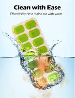China Easy Release Silicone Ice Tray BPA Free For Cocktail And Baby Food for sale