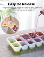China Easy Release Silicone Ice Tray BPA Free For Cocktail And Baby Food for sale