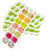 China Easy Release Silicone Ice Tray BPA Free For Cocktail And Baby Food for sale