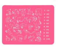China Rectangle OEM Silicone Baby Mat Washable BPA Free Placemats for sale