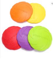 China Training Throw Silicone Dog Toys Frisbee Bite Resistant 15cm 18cm 22cm for sale